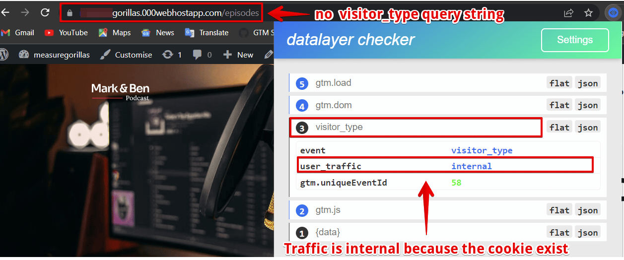 How to use GTM for internal traffic filtering